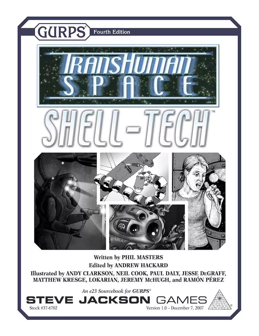 Transhuman Space: Shell-Tech - Steve Jackson Games | GURPS Fourth ...