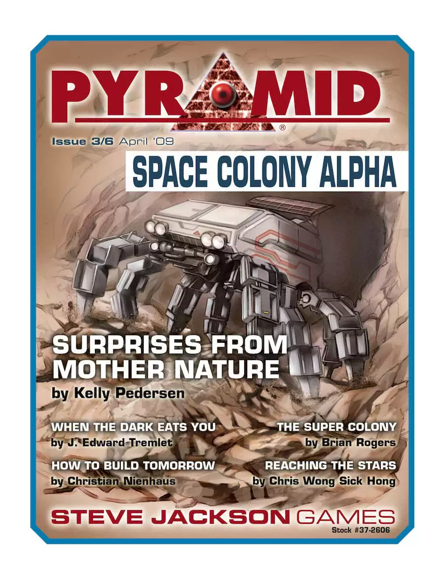 Pyramid #3/006: Space Colony Alpha - Steve Jackson Games | Pyramid for ...