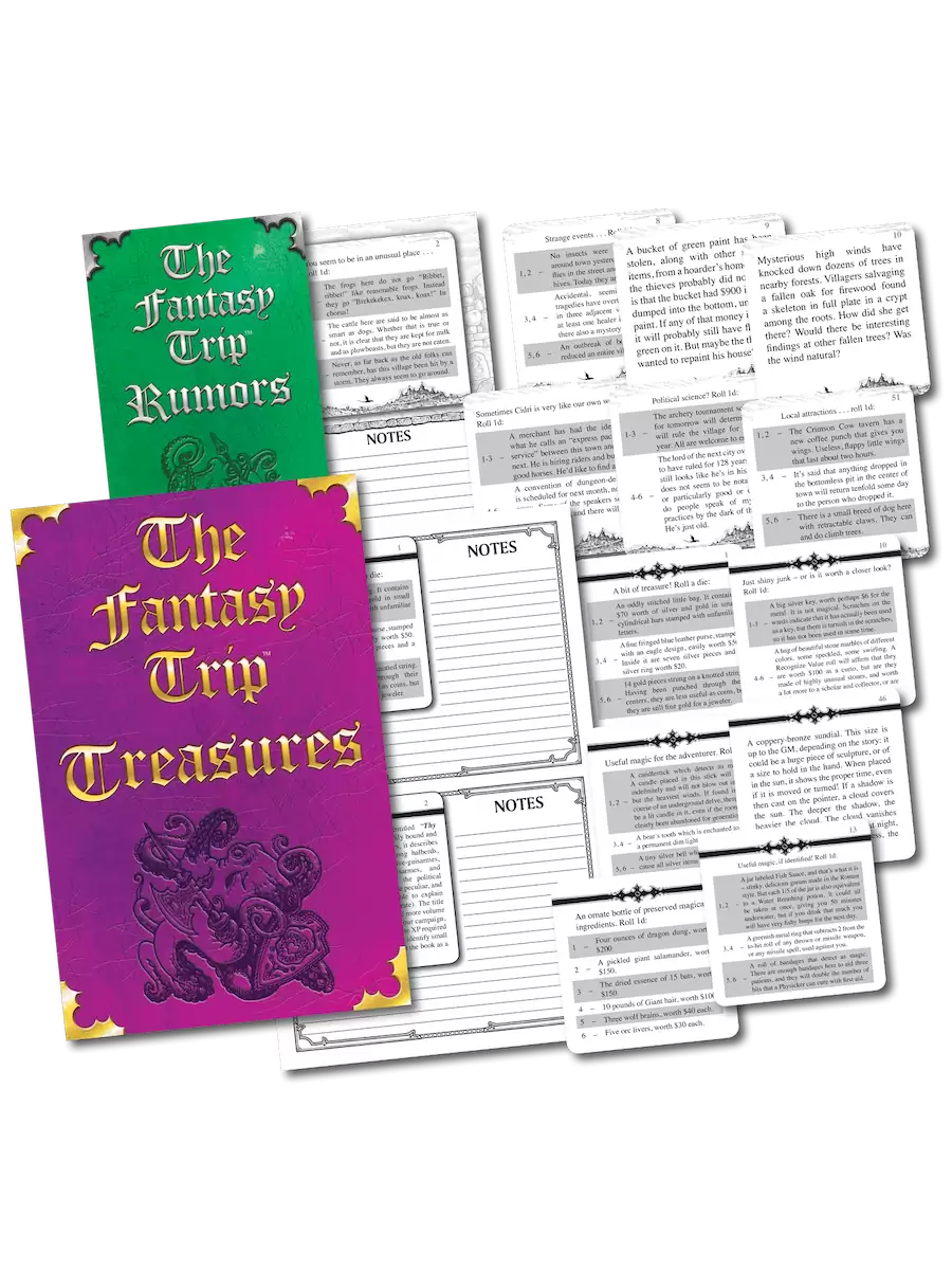 The Fantasy Trip Rumors and Treasures - Steve Jackson Games | The ...