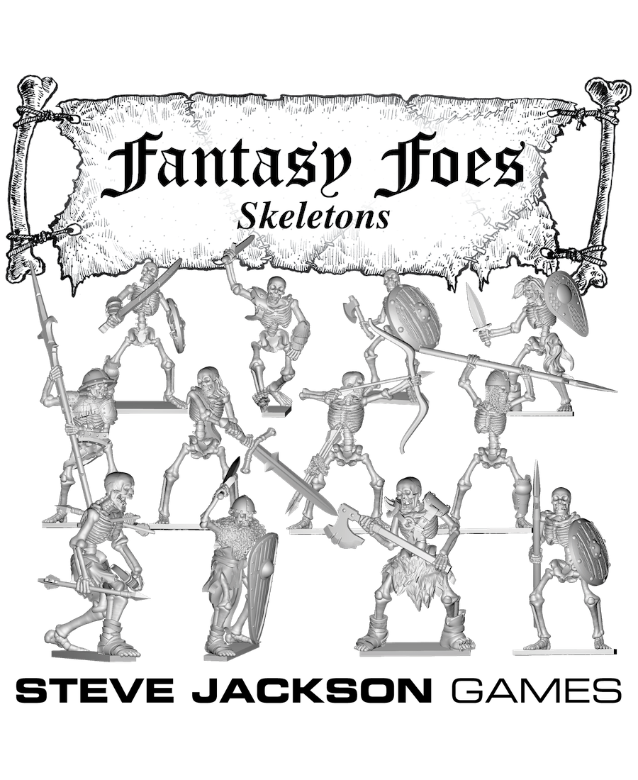 Foes – Skeleton Army (STL) - Steve Jackson Games | The Fantasy Trip ...