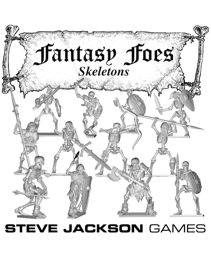 Foes – Skeleton Army (STL) - Steve Jackson Games | The Fantasy Trip ...