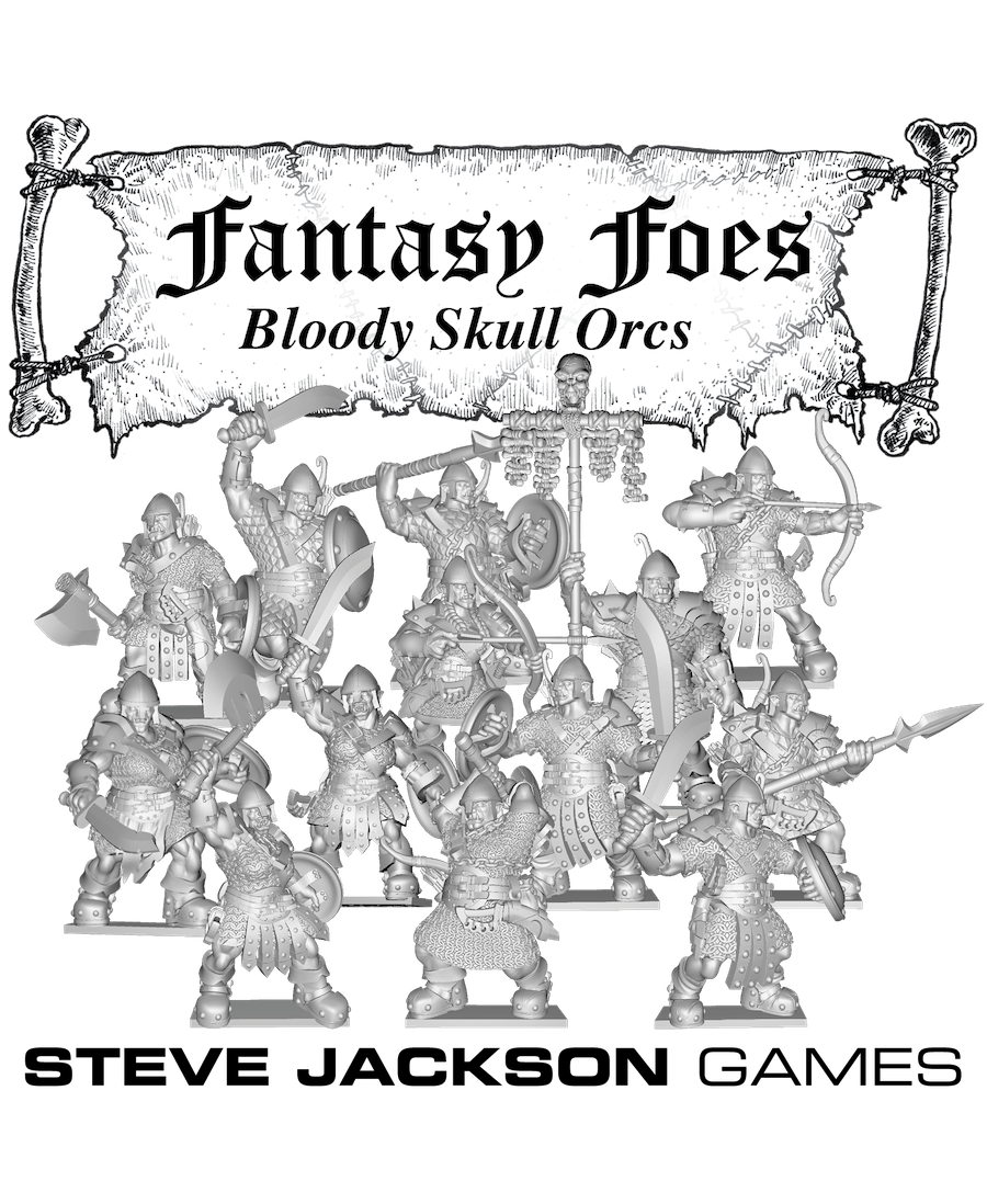 Foes – The Bloody Skull Orcs (STL) - Steve Jackson Games | The Fantasy ...