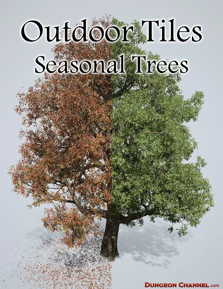 Outdoor Tiles: Seasonal Trees - Dungeon Channel | DriveThruRPG