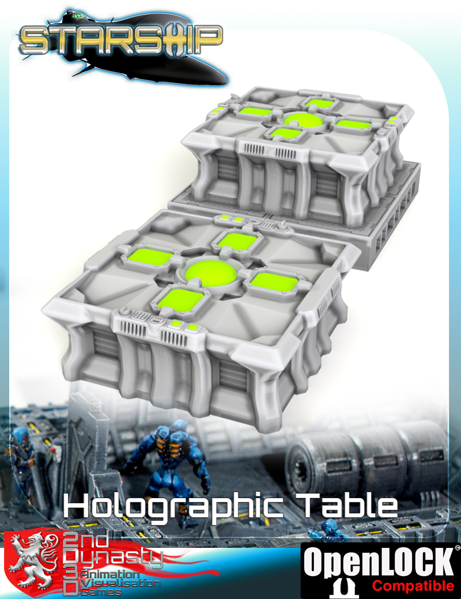 Starship Holographic Table - 2nd Dynasty | Starship | DriveThruRPG