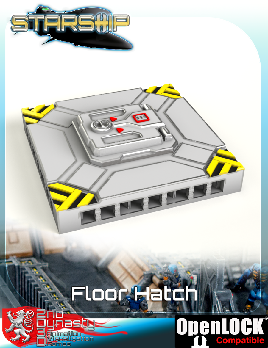 Starship Floor Hatch - 2nd Dynasty | Starship | DriveThruRPG