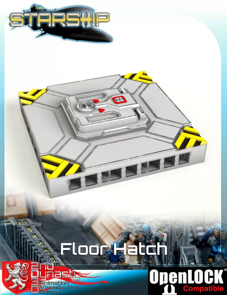 Starship Floor Hatch - 2nd Dynasty | Starship | DriveThruRPG