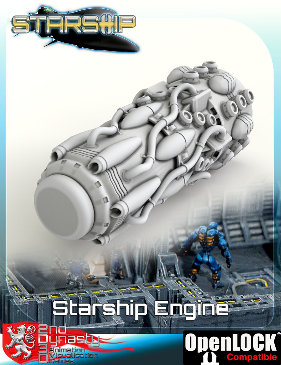 Starship Engine - 2nd Dynasty | Starship | DriveThruRPG