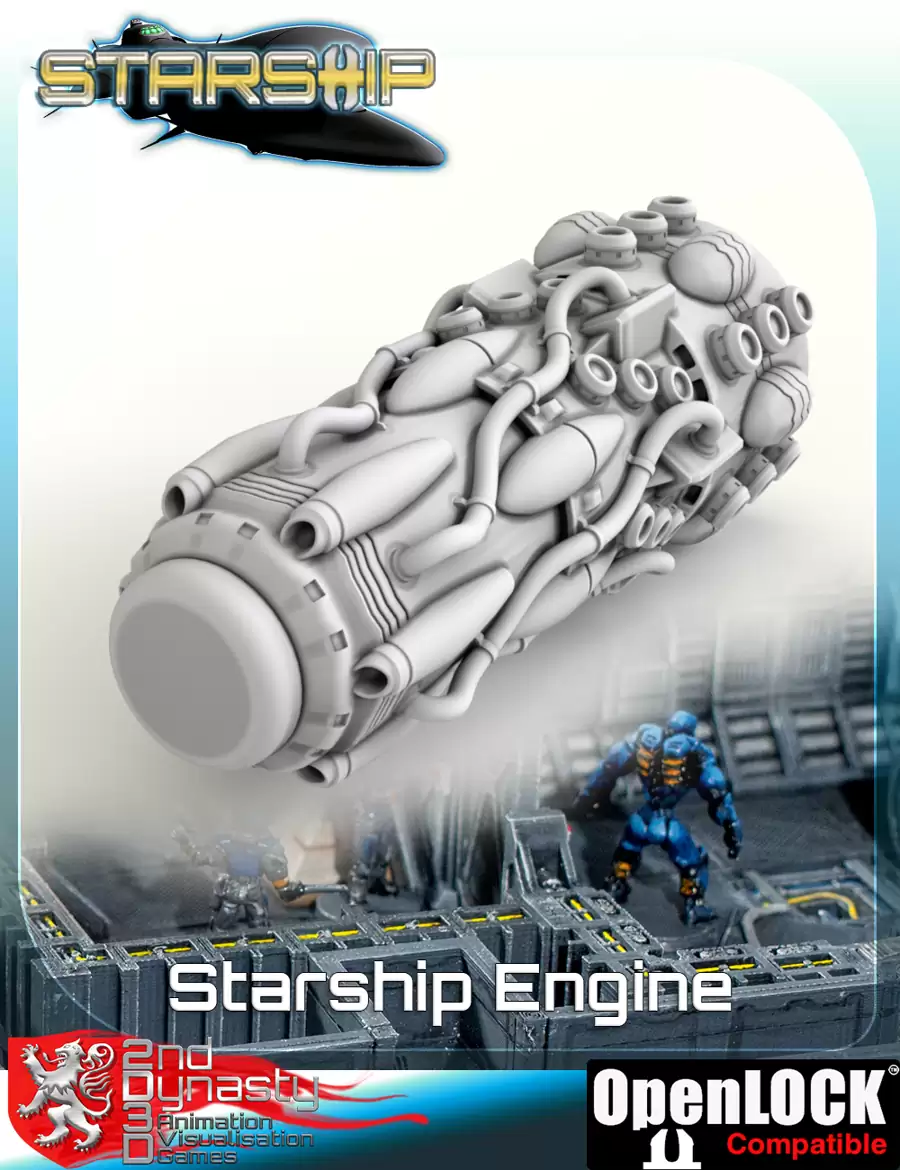 Starship Engine - 2nd Dynasty | Starship | DriveThruRPG