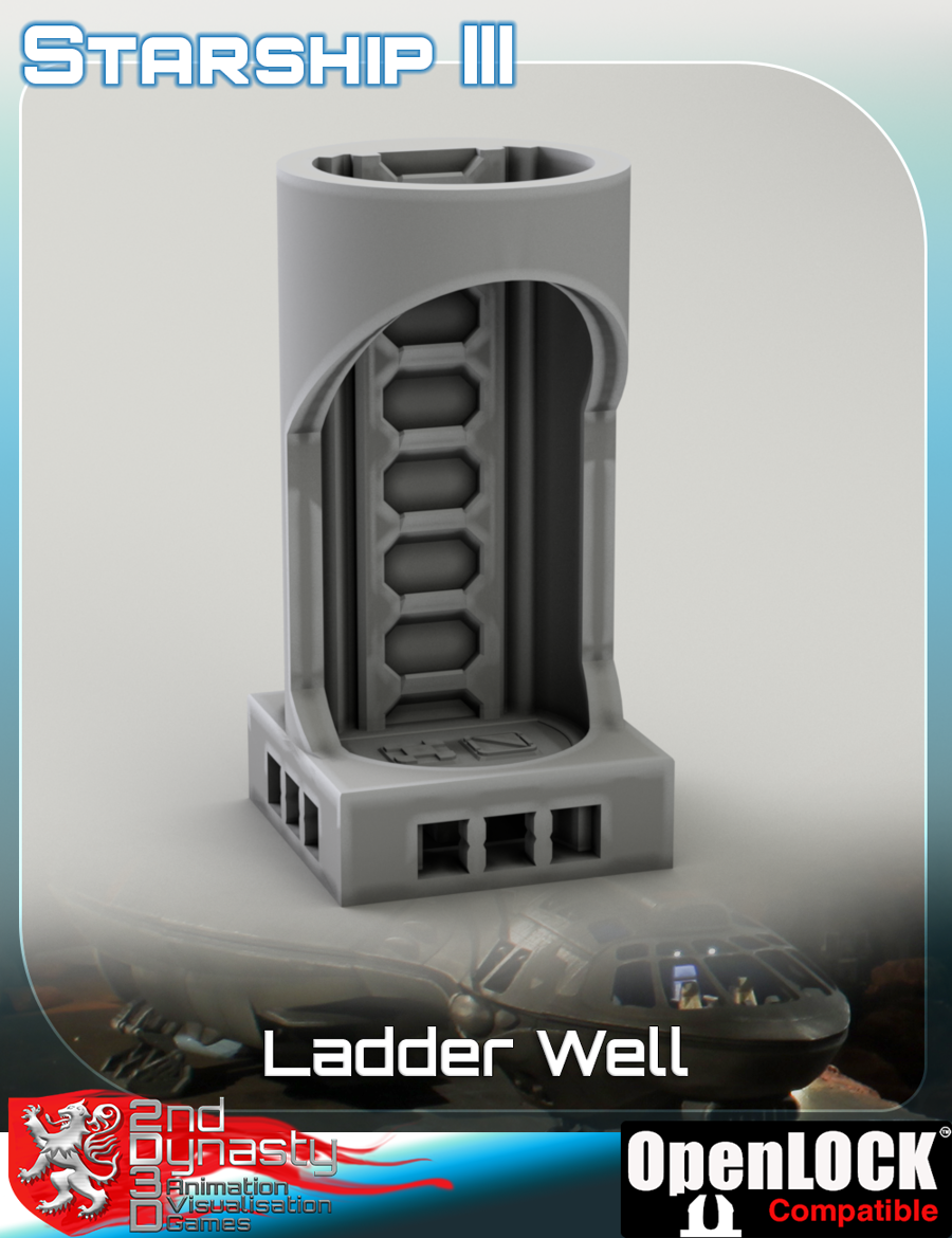 Ladder Well - 2nd Dynasty | Starship III | DriveThruRPG