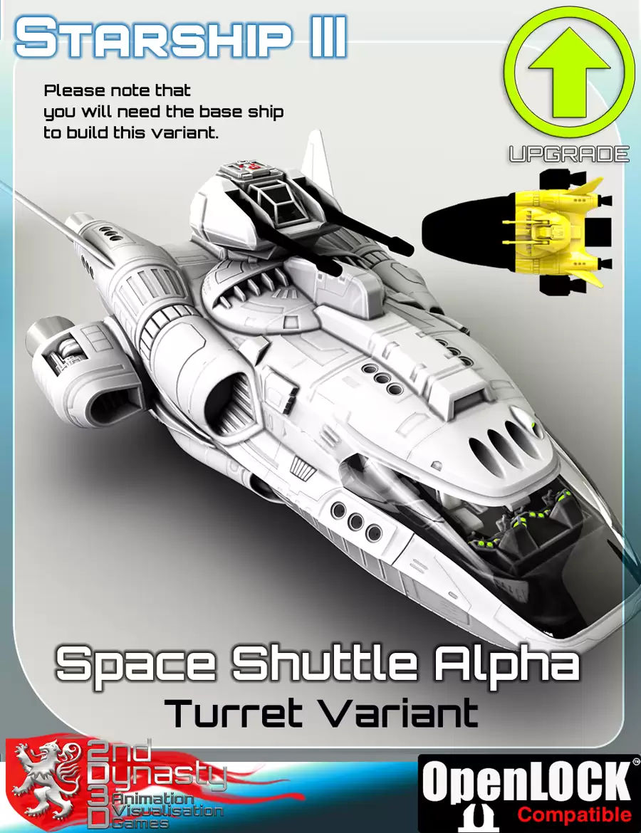 Space Shuttle Alpha Turret Variant - 2nd Dynasty | Starship III ...