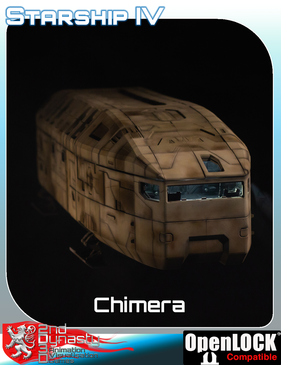 Starship Chimera - 2nd Dynasty | Starship IV | DriveThruRPG