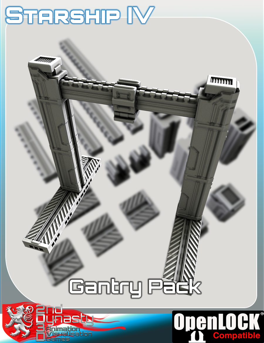 Gantry Pack - 2nd Dynasty | Starship IV | DriveThruRPG