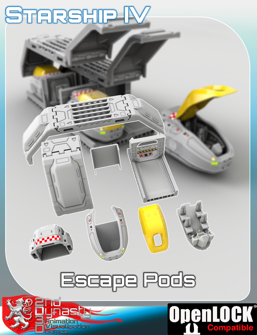 Escape Pods - 2nd Dynasty | Starship IV | DriveThruRPG