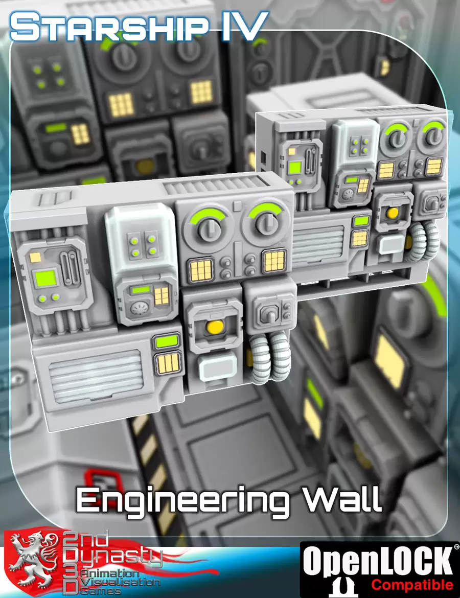 Engineering Wall - 2nd Dynasty | Starship IV | DriveThruRPG