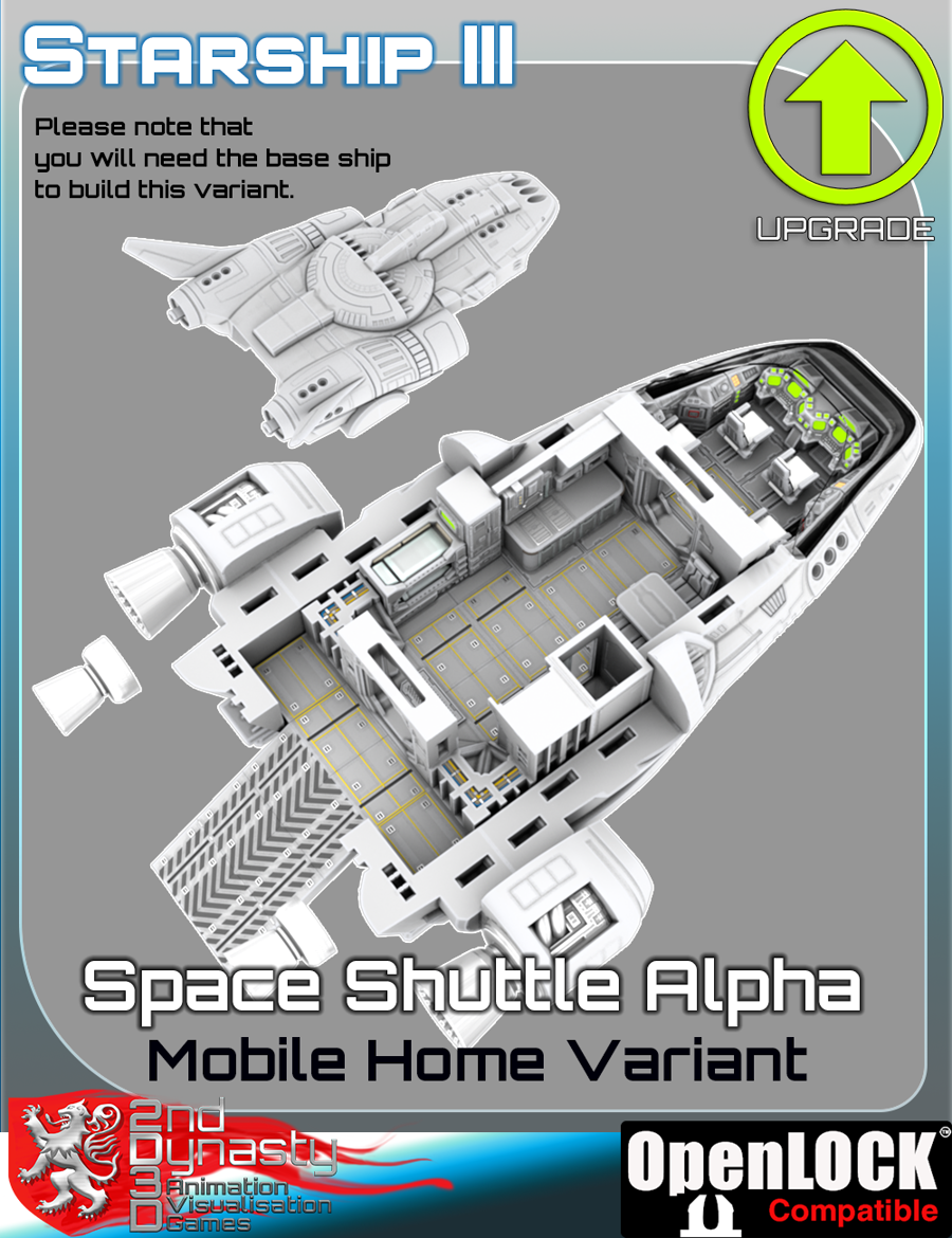 Space Shuttle Alpha Mobile Home Variant - 2nd Dynasty | Starship III ...