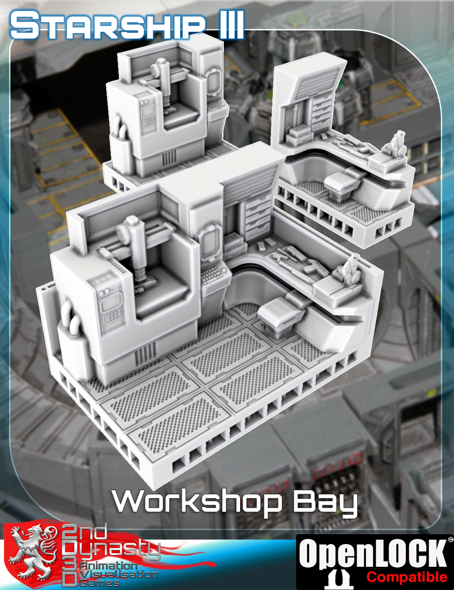 Workshop Bay - 2nd Dynasty | Starship III | DriveThruRPG