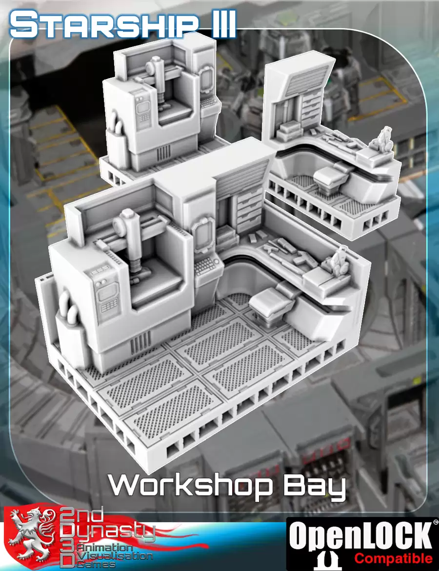 Workshop Bay - 2nd Dynasty | Starship III | DriveThruRPG