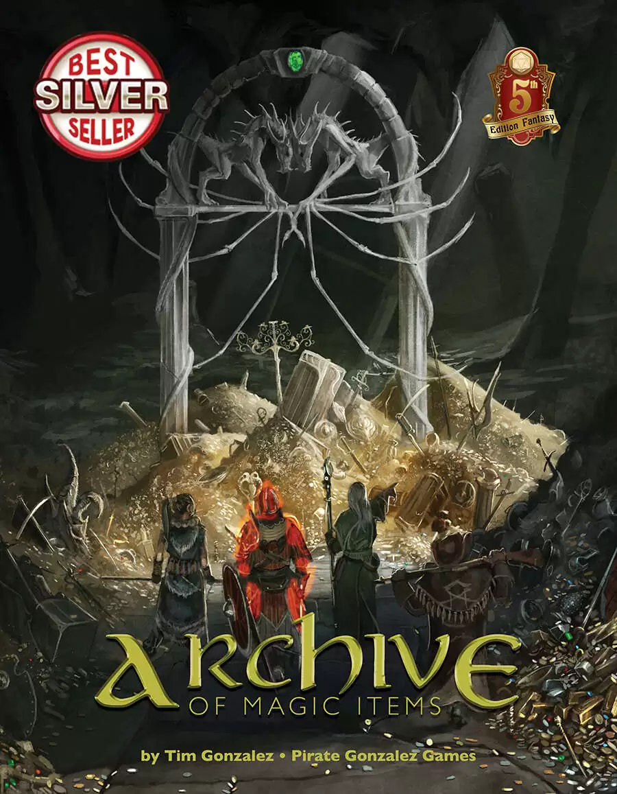 Archive of Magic Items- 5e - Pirate Gonzalez Games | DriveThruRPG