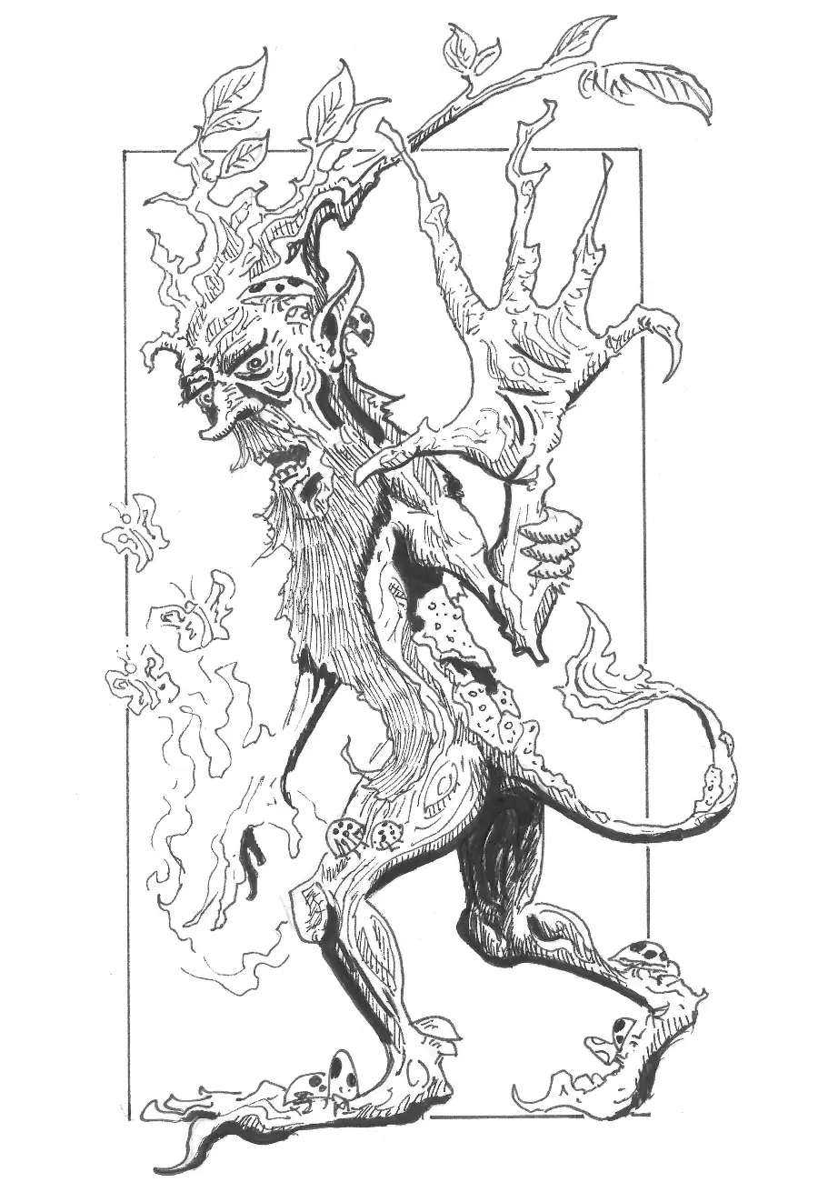 Spliced Druid, 5e Monster, Hildy's Twisted Arcana - Casey Hoekstra ...