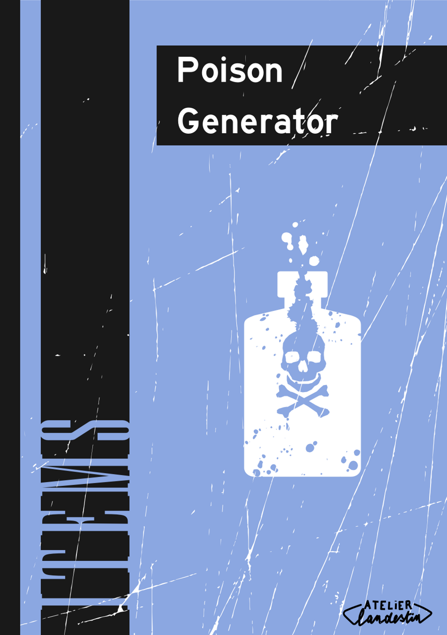 Poison Generator - Atelier Clandestin | Items | DriveThruRPG