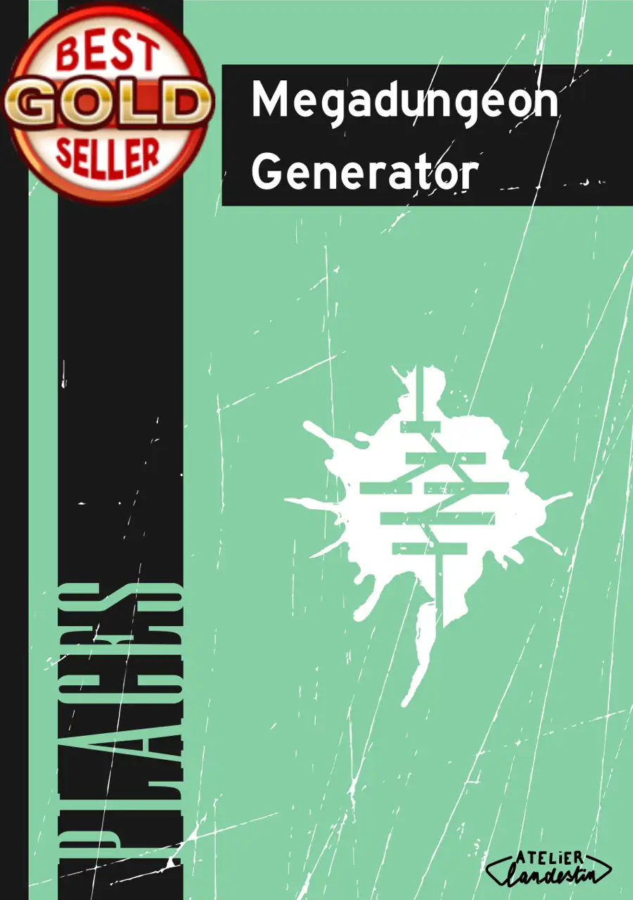 Megadungeon Generator - Atelier Clandestin | Places | DriveThruRPG
