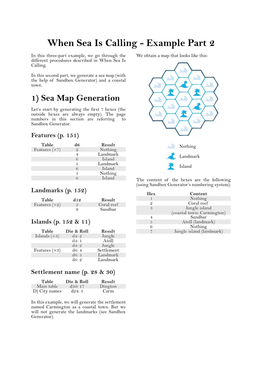 When Sea is Calling Example Part 2 - Atelier Clandestin | Freebies ...