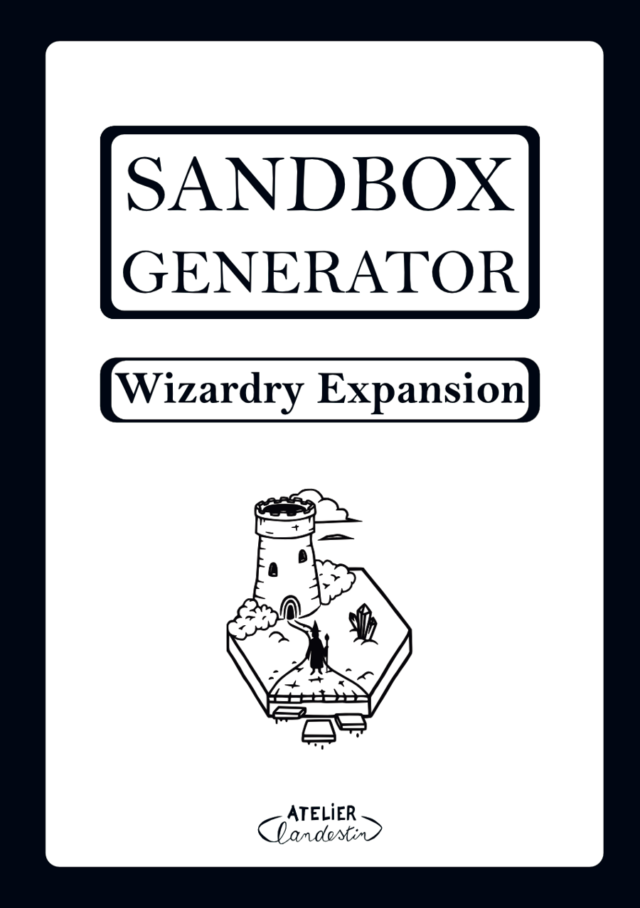 Sandbox Generator - Wizardry Expansion - Atelier Clandestin | Handbooks ...