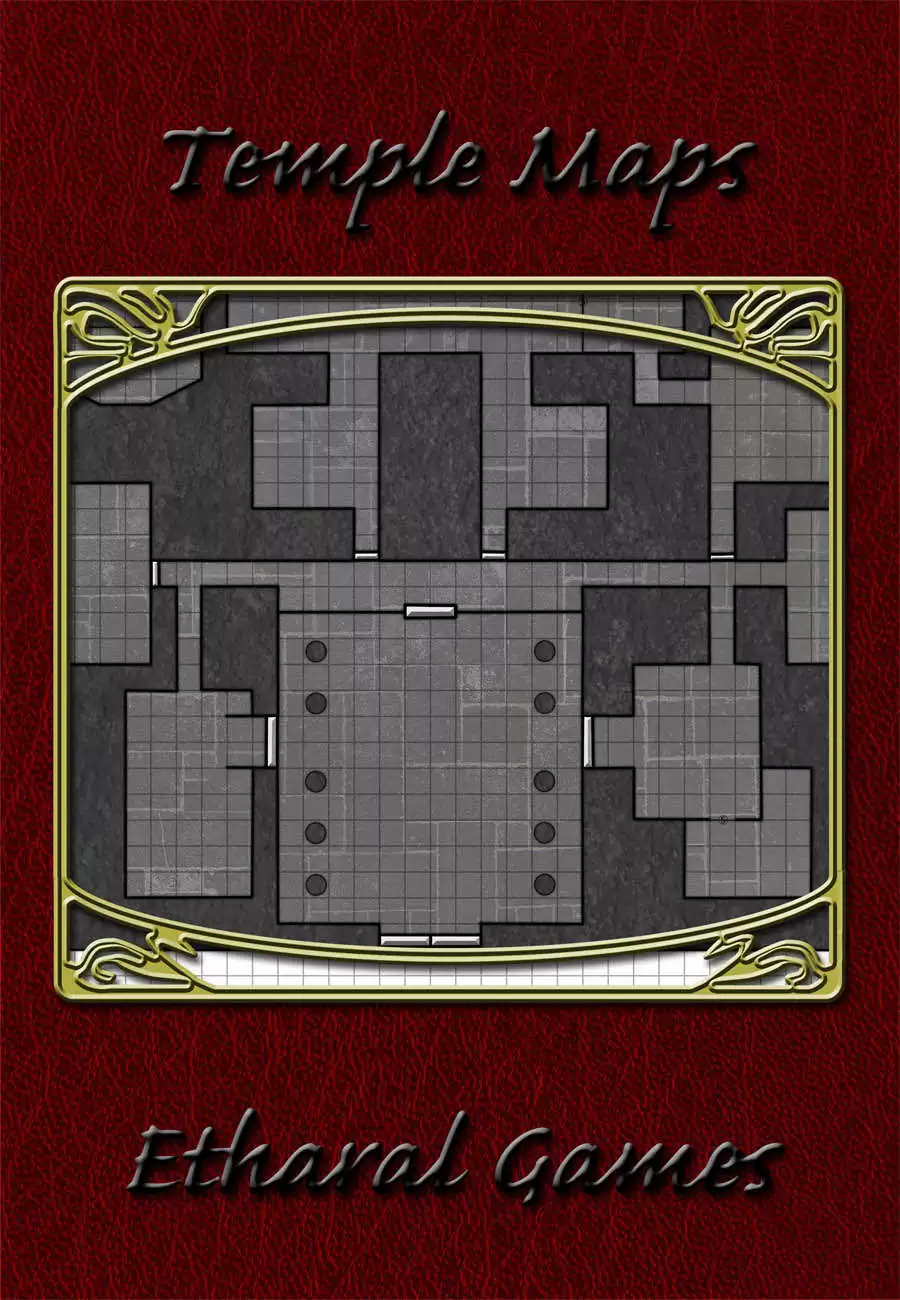 Temple Map Pack - 3 Maps - Etharal Games | DriveThruRPG
