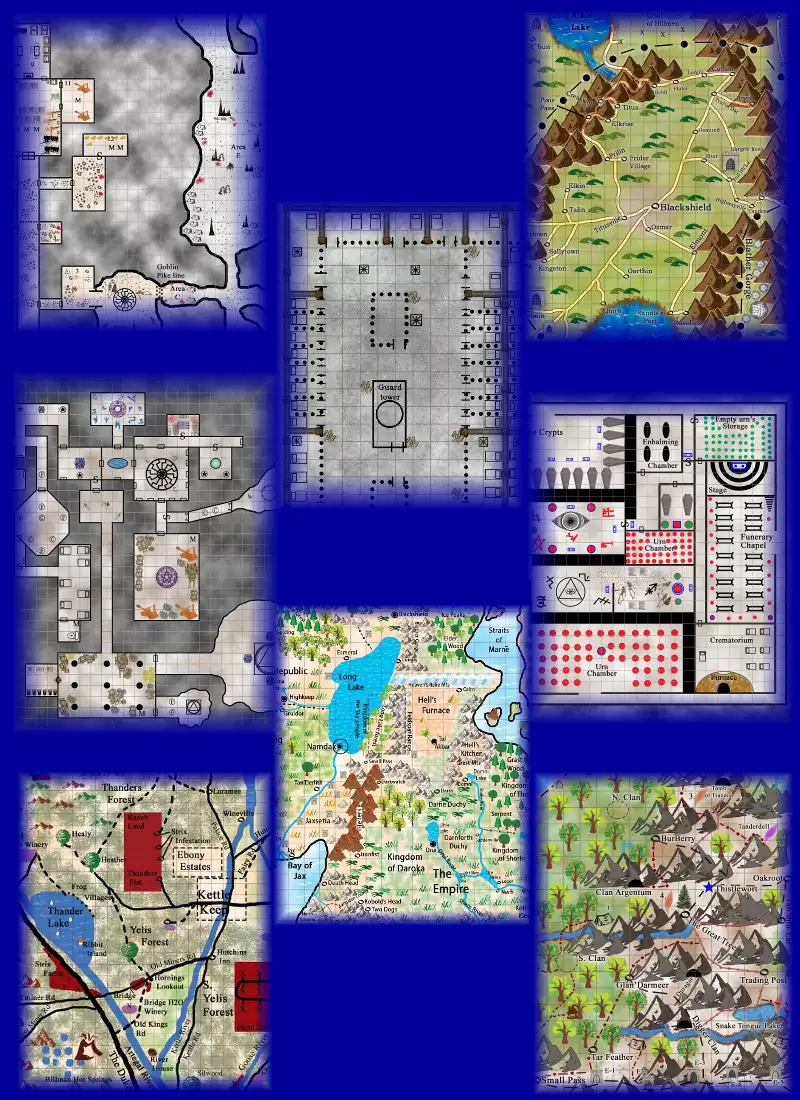Maps [BUNDLE] - Saga the Game | Maps | Bundles | DriveThruRPG