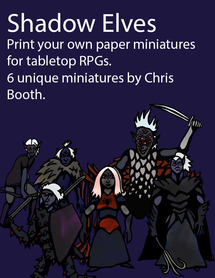 Shadow Elves - Chris Booth | DriveThruRPG