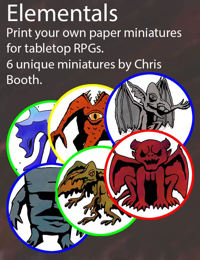 Elemental Tokens - Chris Booth | DriveThruRPG