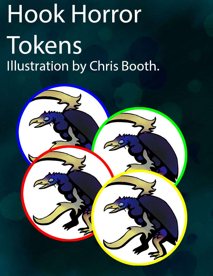 Hook Horror Tokens - Chris Booth | DriveThruRPG