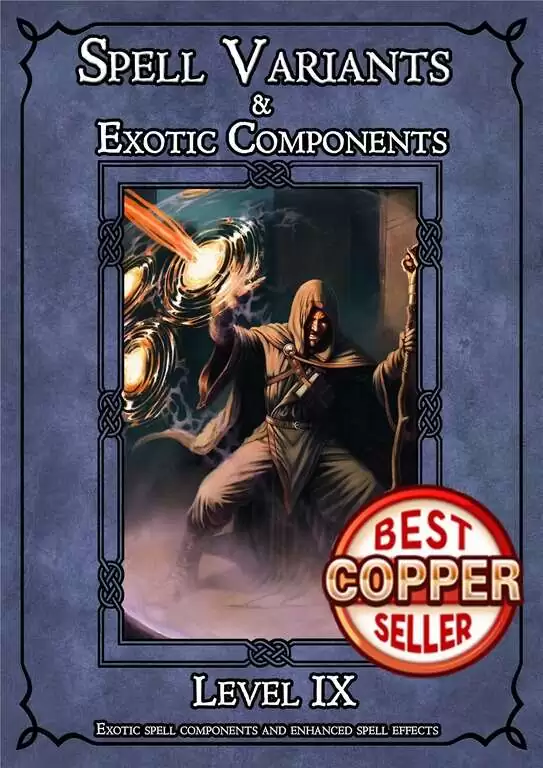D&D 5e SPELL VARIANTS & EXOTIC COMPONENTS - LEVEL 9 - ANGRY GOLEM GAMES ...
