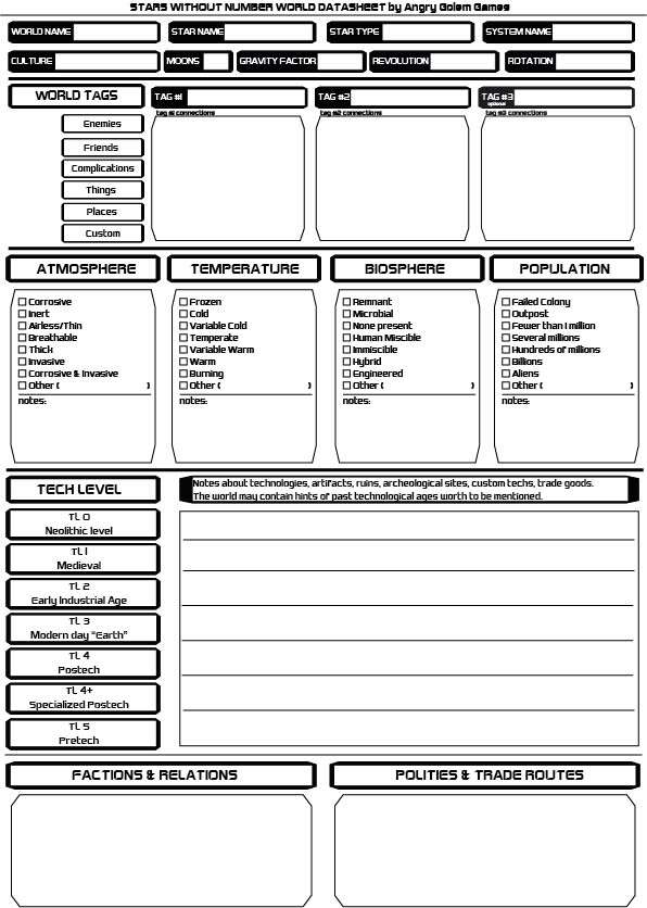 Stars Without Number World Datasheet - FORM FILLABLE - ANGRY GOLEM ...