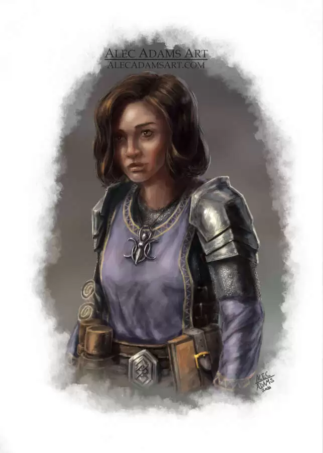 Human Cleric - RPG Stock Art - Alec Adams Art | DriveThruRPG