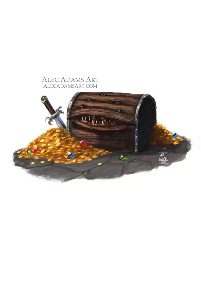 Mimic - RPG Stock Art - Alec Adams Art | DriveThruRPG