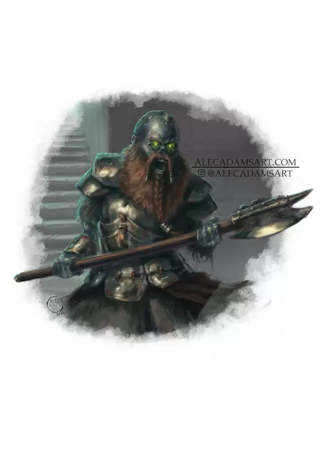 Dwarven Undead - RPG Stock Art - Alec Adams Art | DriveThruRPG
