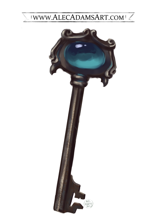Magic Key - RPG Stock Art - Alec Adams Art | DriveThruRPG