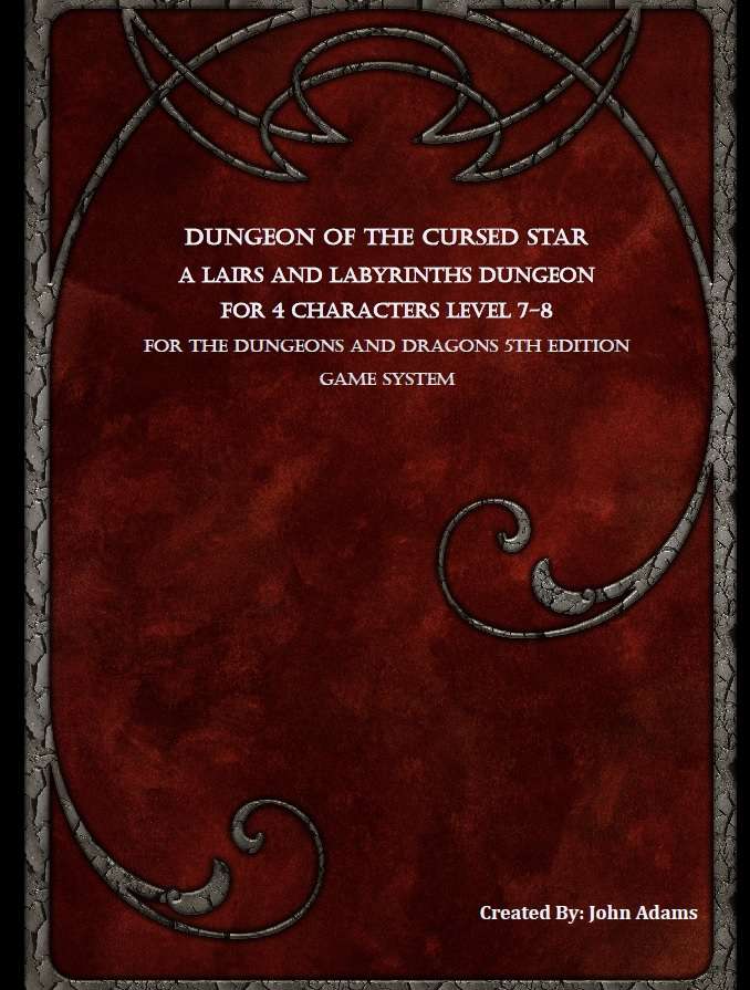Dungeon of the Cursed Star - The Smiling Bandit | DriveThruRPG