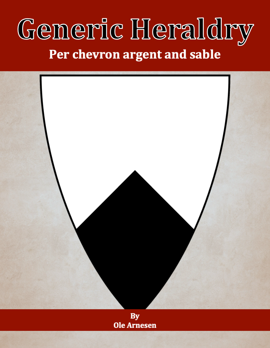 Generic Heraldry: Norman Per chevron argent and sable - Talion Games ...