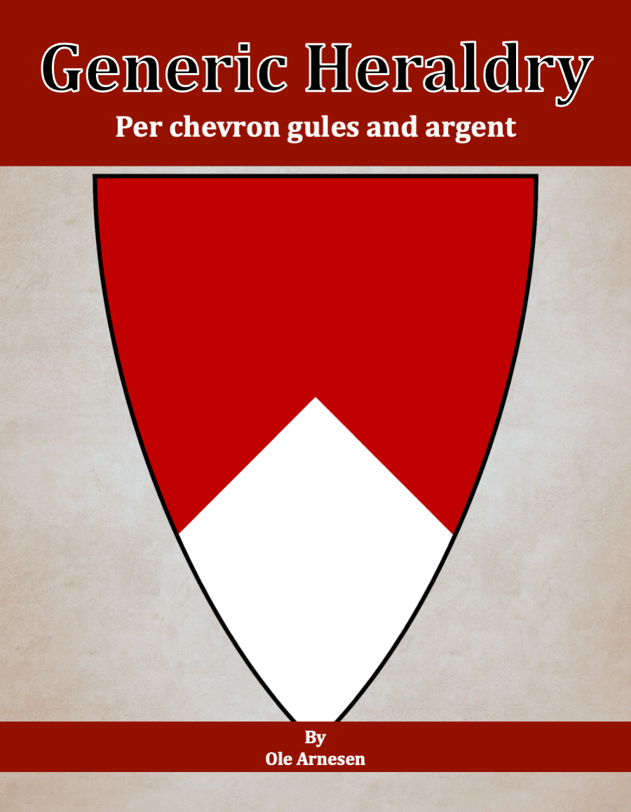 Generic Heraldry: Norman Per chevron gules and argent - Talion Games ...