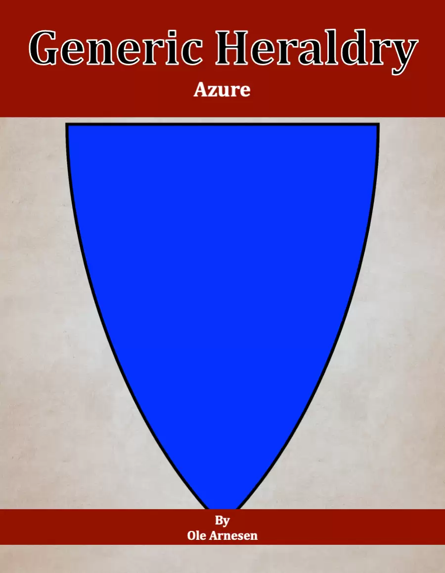 Generic Heraldry: Norman Azure - Talion Games | Heraldry Stock Art ...