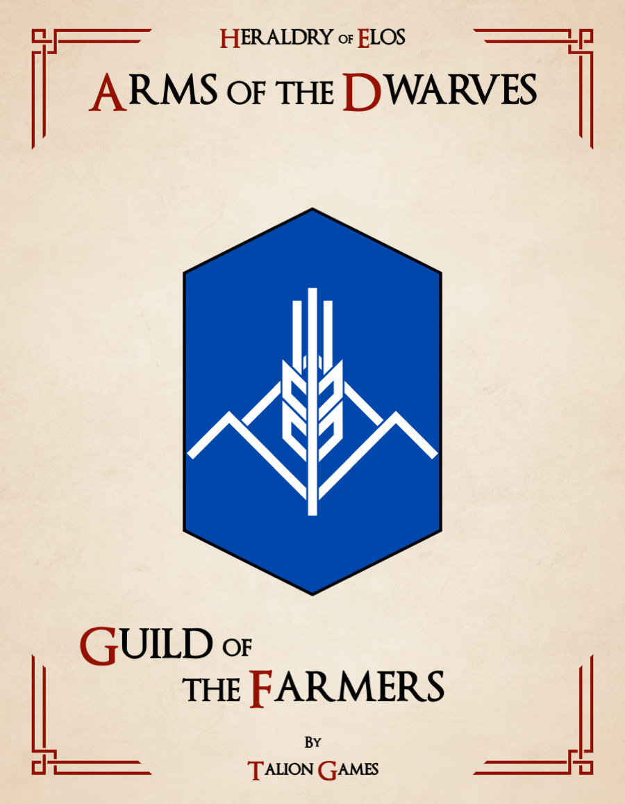 Guild of the Farmers - Talion Games | Heraldry of Elos | Heraldry of ...