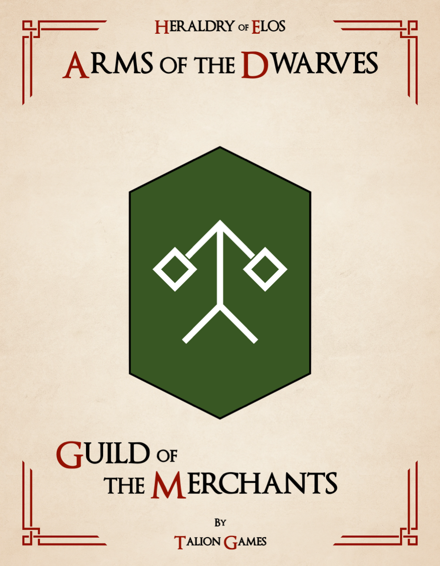 Guild of the Merchants - Talion Games | Heraldry of Elos | Heraldry of ...