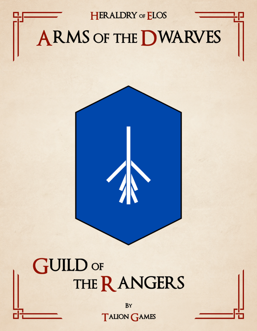 Guild of the Rangers - Talion Games | Heraldry of Elos | Heraldry of ...