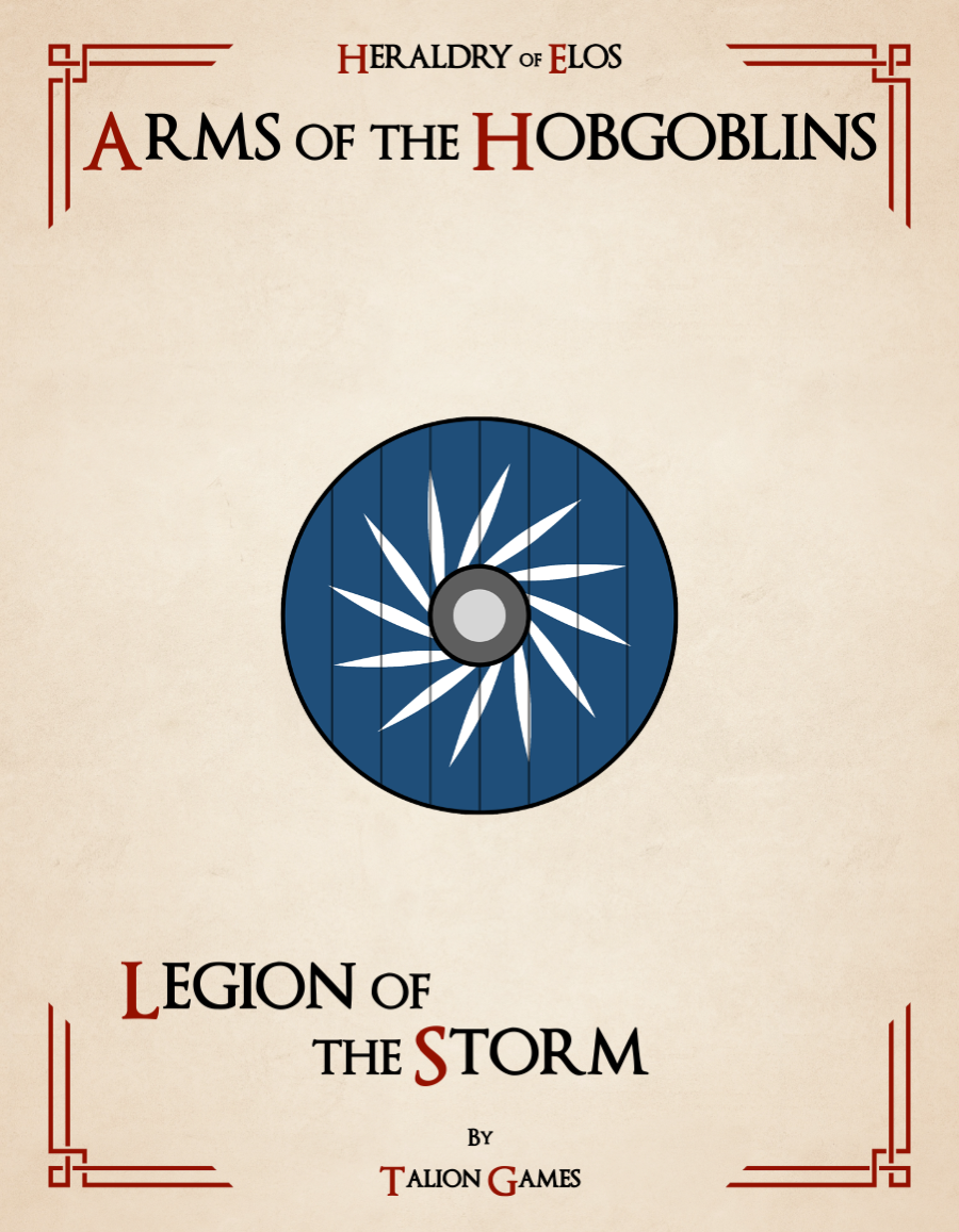 Legion of the Storm - Talion Games | Heraldry of Elos | Heraldry of ...