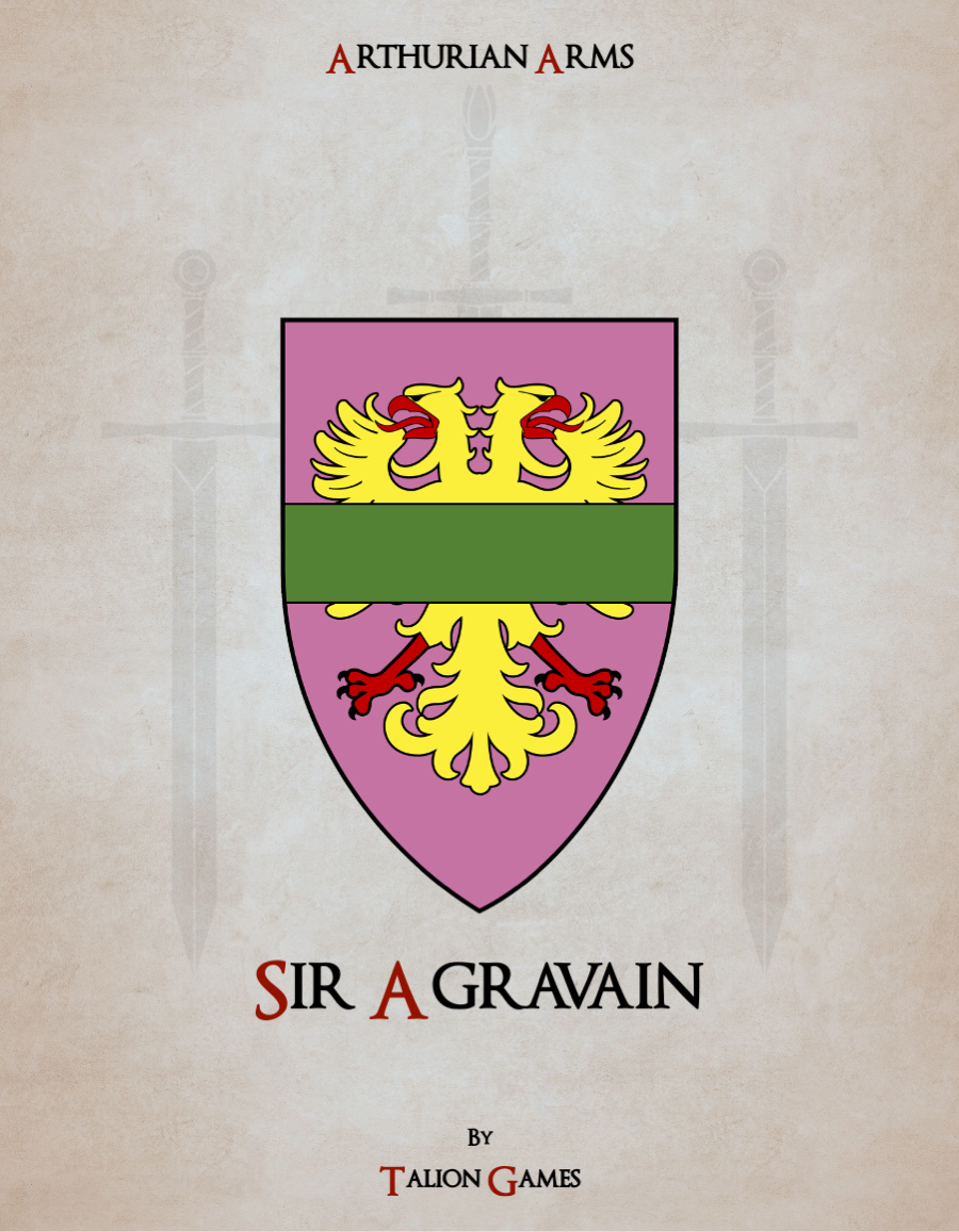 Arms of Sir Agravain - Talion Games | Arthurian Arms | DriveThruRPG