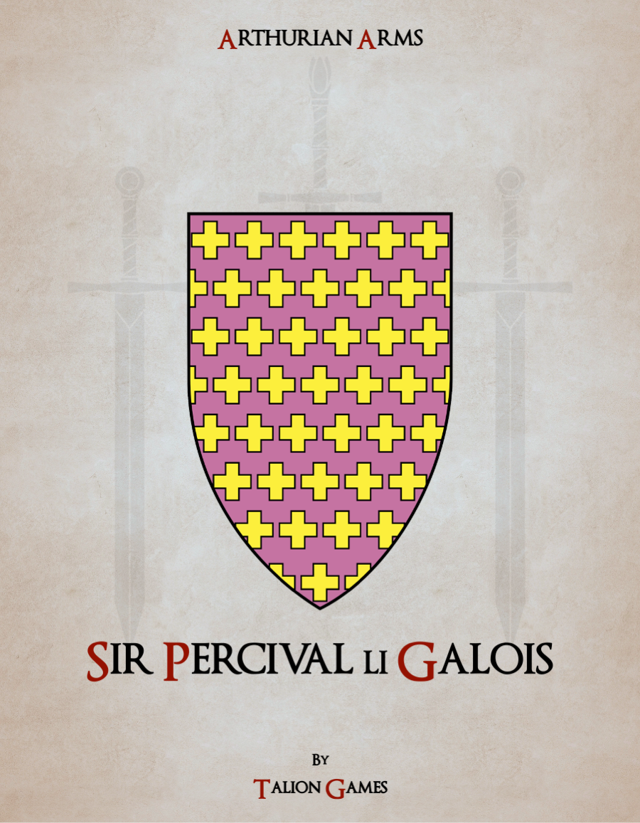 Arms of Sir Percival li Galois - Talion Games | Arthurian Arms ...