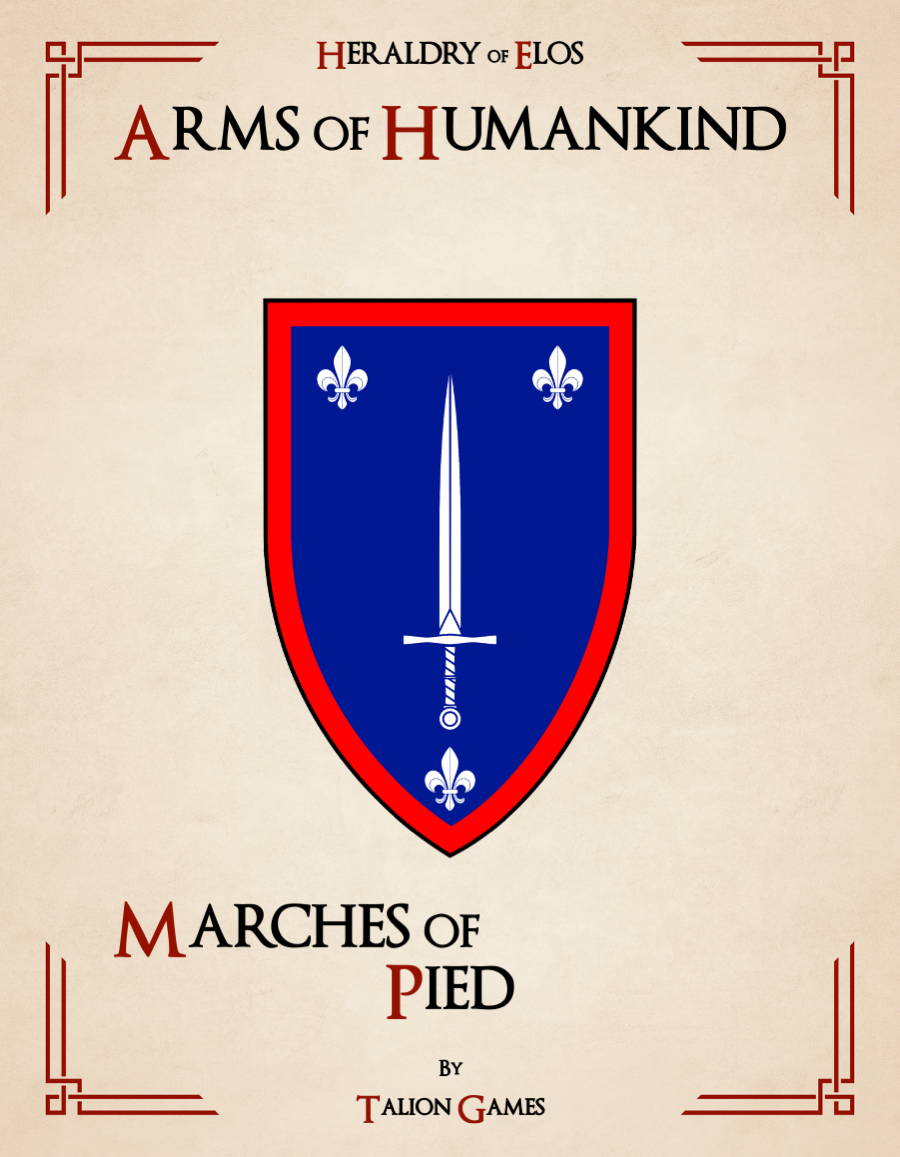 Marches of Pied - Talion Games | Heraldry of Elos | Heraldry of Elos ...