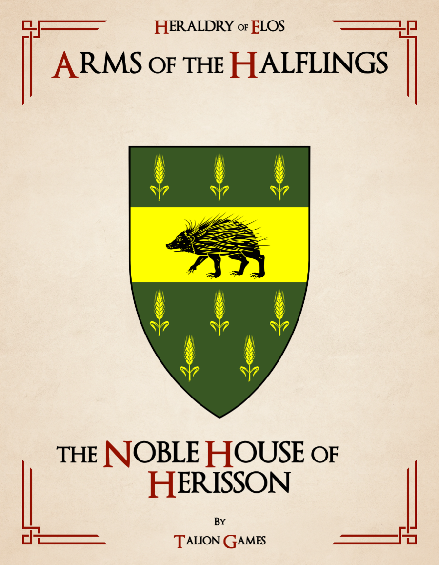 The Noble House of Herisson - Talion Games | Heraldry of Elos ...